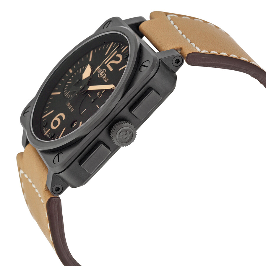 Bell And Ross Instrument Heritage Chronograph Automatic Men's Watch BR ...