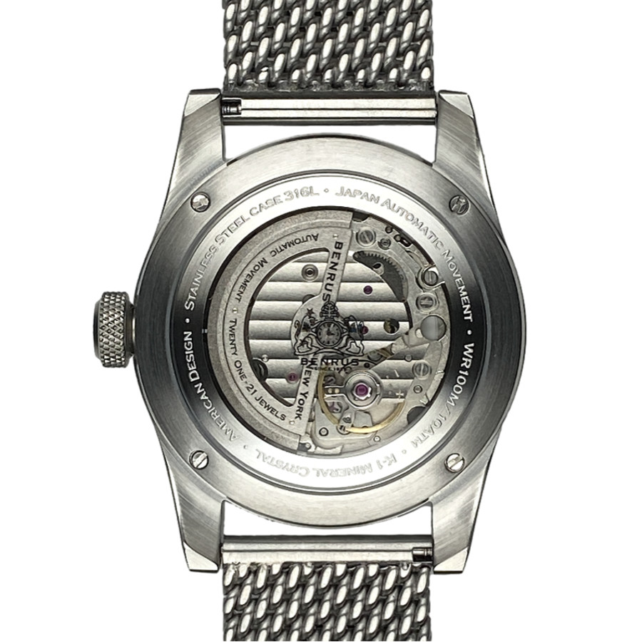 Benrus Classic Automatic Blue Dial Men's Watch C3-SA-BL-SM - Watches ...