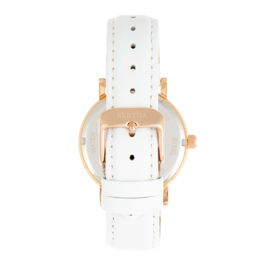 Bertha Lydia Quartz Crystal Silver Dial Ladies Watch BR9504 ...