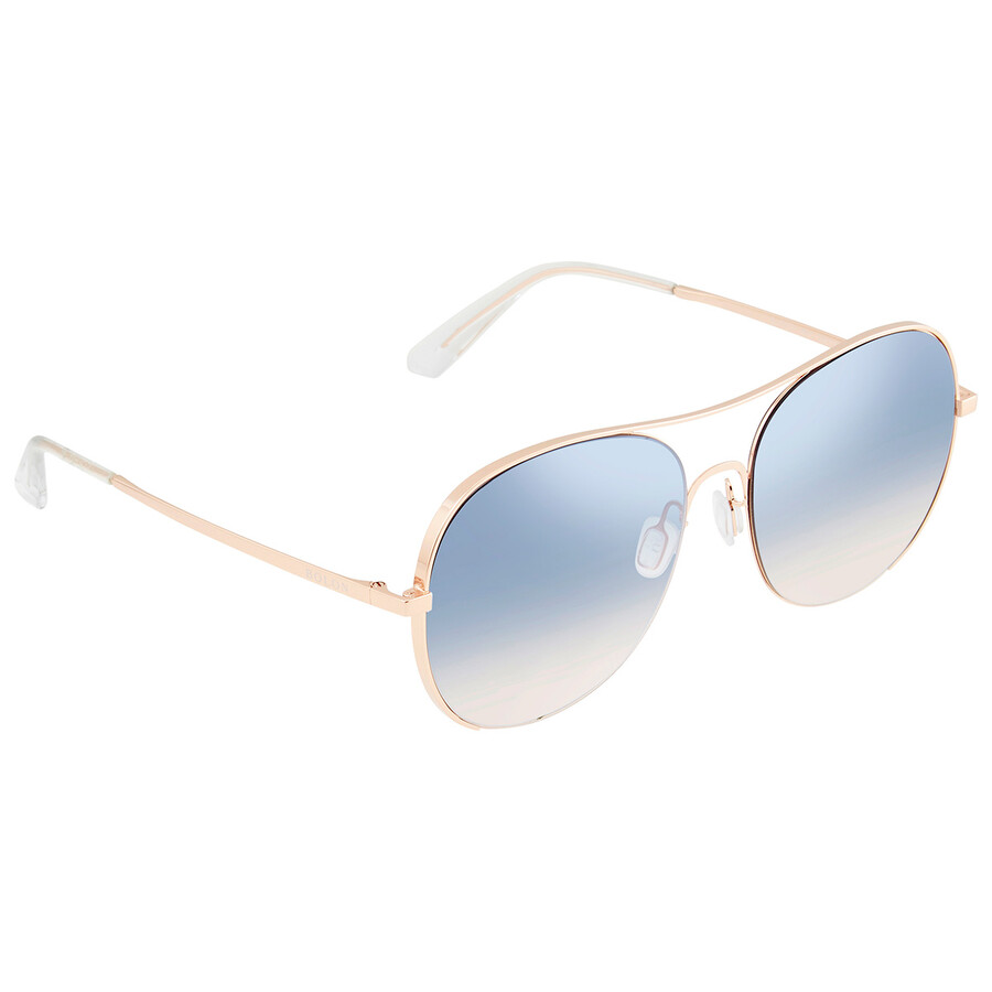Bolon Blue Mirror Pilot Ladies Sunglasses BL7020 B61 58 8014579518691 ...