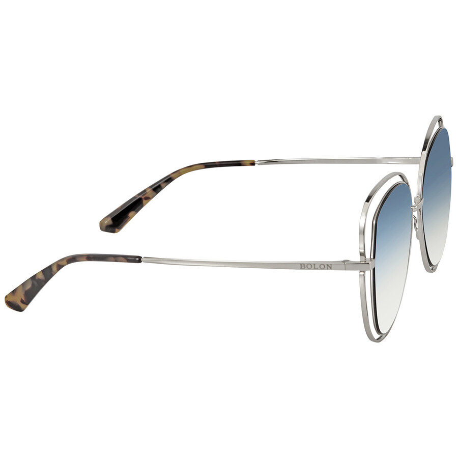 Bolon Grey Mirror Oval Ladies Sunglasses 16 148 BL7012 B91 59 ...
