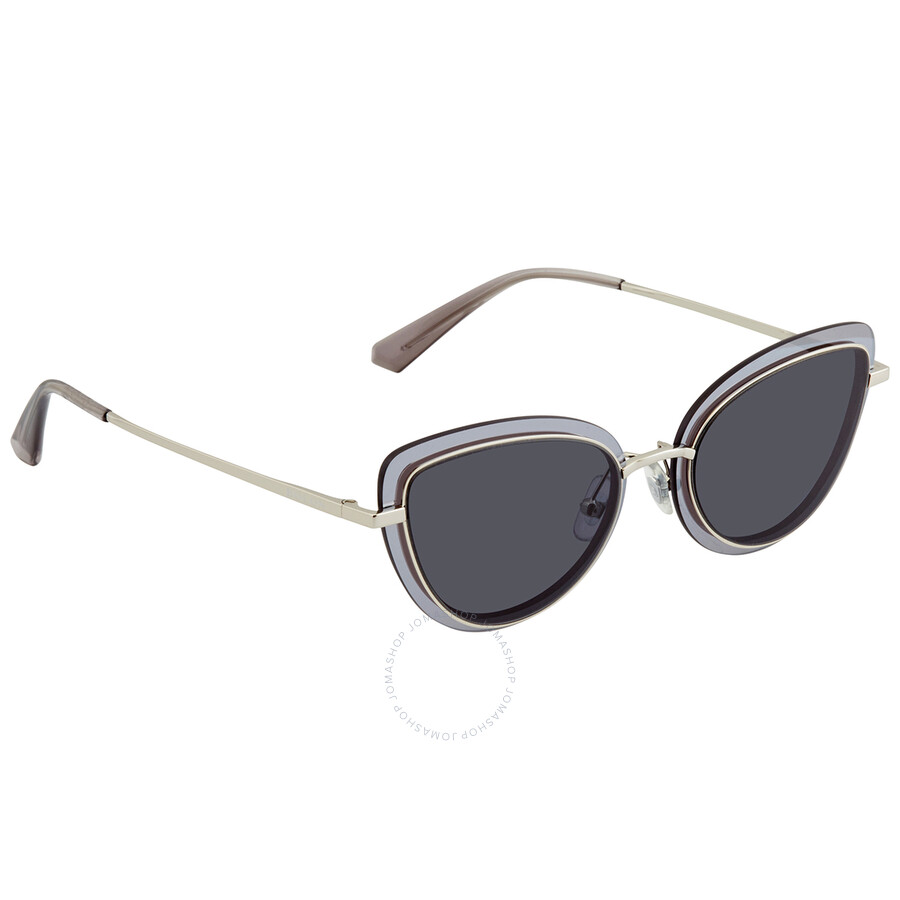 Bolon Mia Blue Gray Cat Eye Ladies Sunglasses Bl7081 A11 52