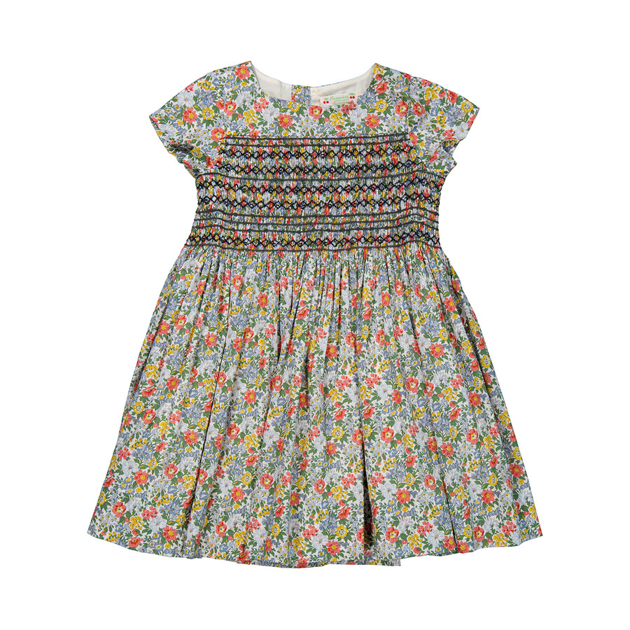 Bonpoint Girls Floral Print Smock Dress, Size 12Y S02GDRWO1402-515 ...