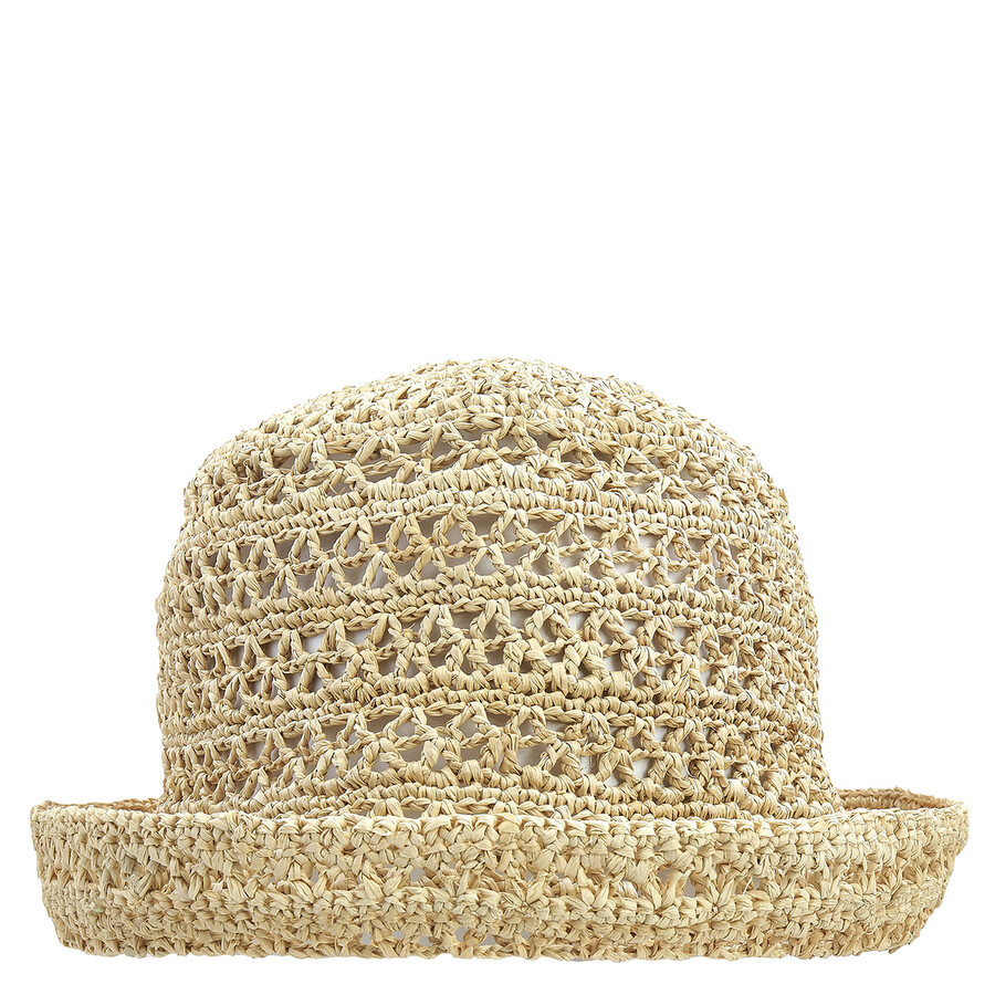 Bonpoint Girls Paille Braided Summer Raffia Bucket Hat, Size T5 ...