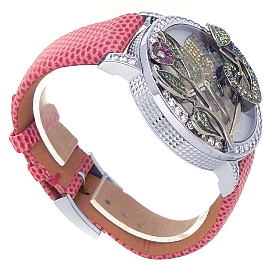 Boucheron Crazy Jungle Chameleon Automatic Diamond Ladies Watch ...