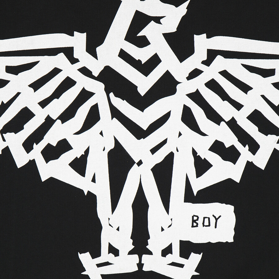 Boy London Boy Backprint Tape Eagle Cotton Sweatshirt, Brand Size Small ...