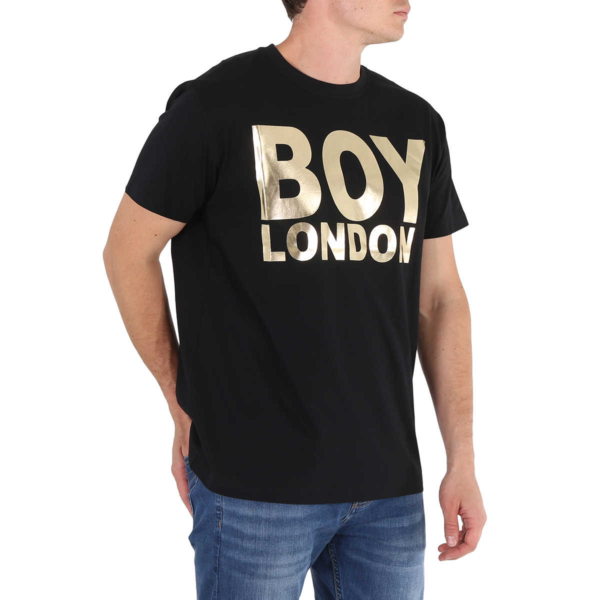 Boy London Men's Black / Gold Boy London Tee, Brand Size X-Small BOY ...