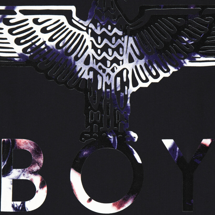 Boy London Men's Boy Eagle Flock T-shirt, Size X-Small B EA FLOCK TEE ...