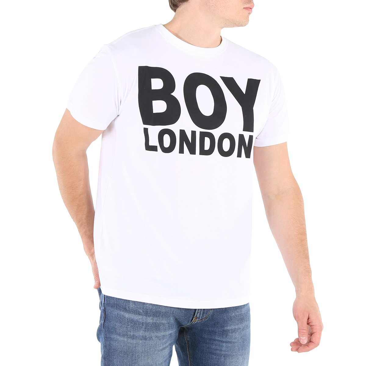 Boy London Men's White Black Boy London Tee, Size Medium BOY LONDON TEE ...