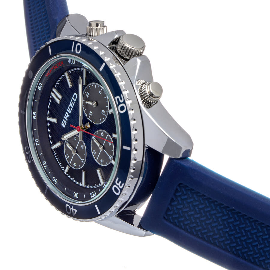 Breed Tempo Blue Dial Blue Silicone Men's Watch BRD9102 840148805491 ...
