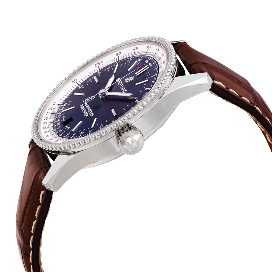Breitling Navitimer 1 Automatic Chronometer Blue Dial 38 mm Watch ...