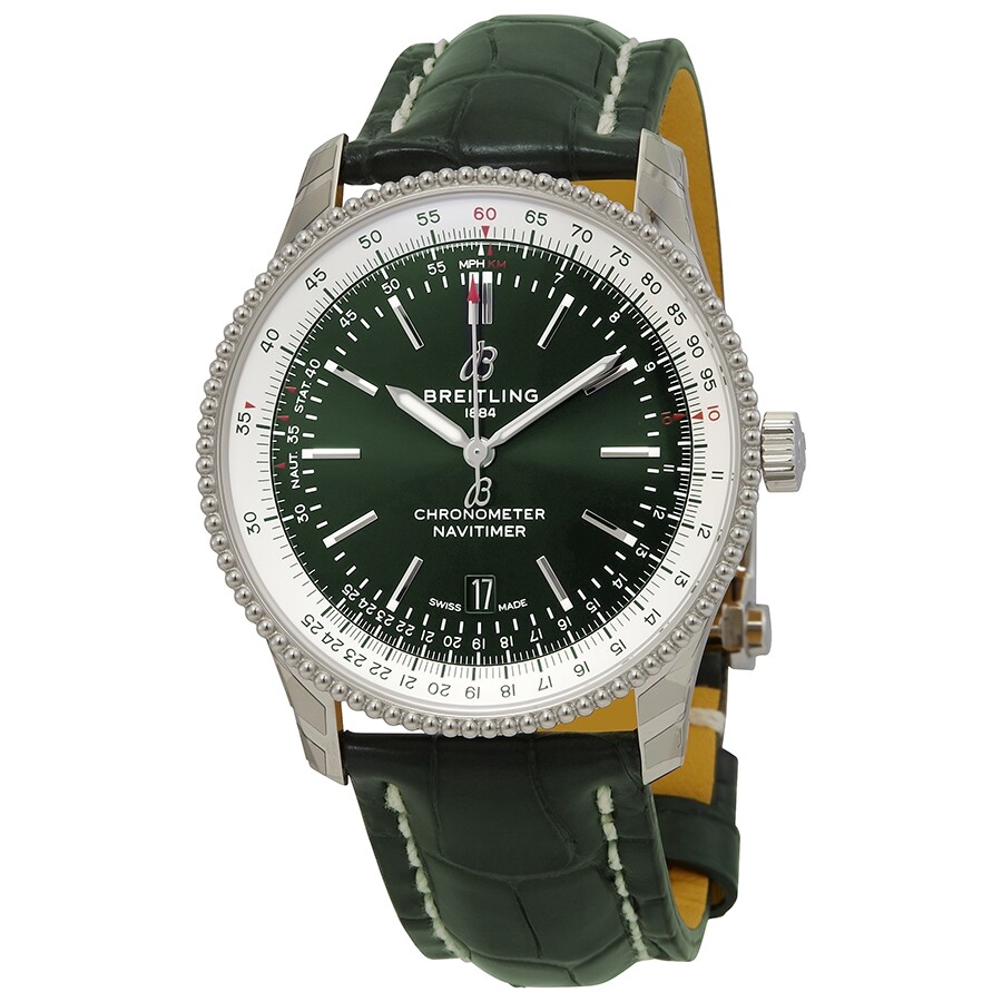 Breitling Navitimer 1 Limted Edition Automatic Green Dial Men's Watch ...