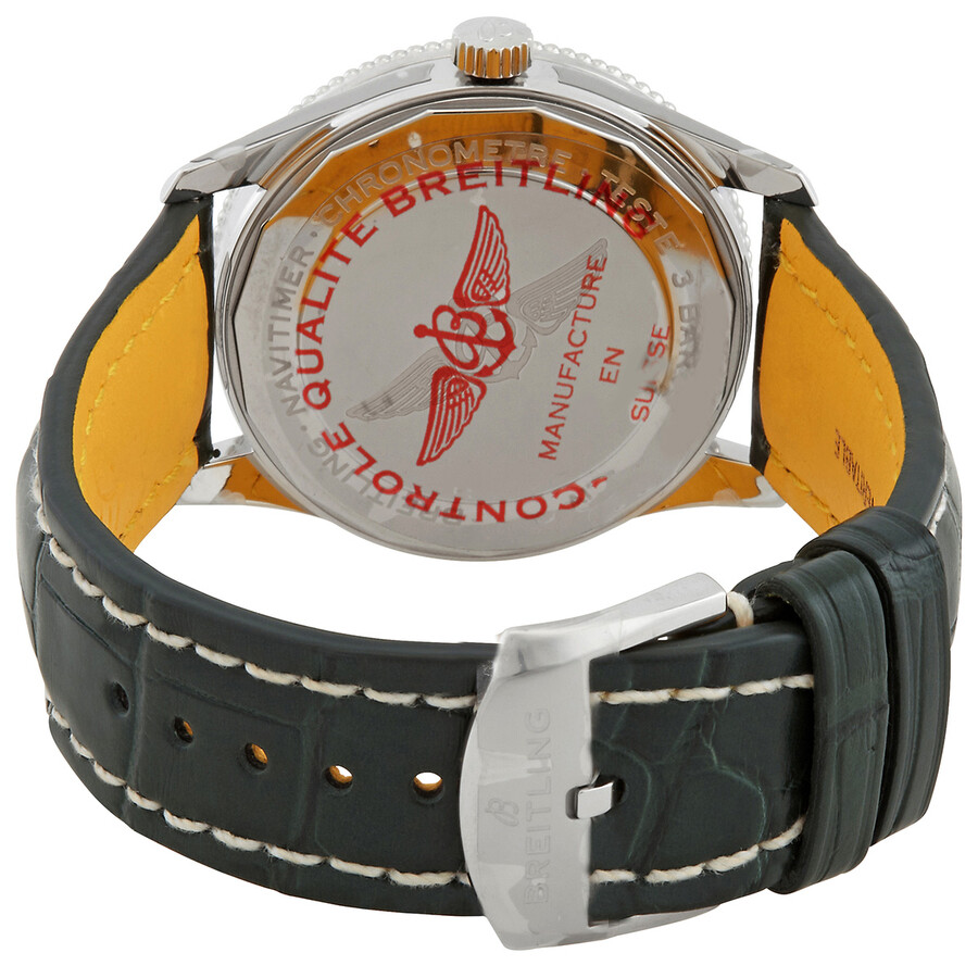 Breitling Navitimer Automatic Chronometer Green Dial Men's Watch ...