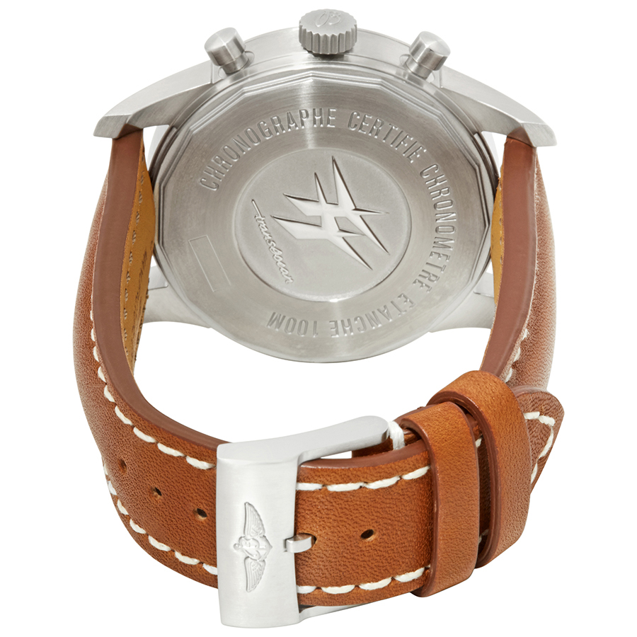 Breitling Transocean Chronograph Unitime Pilot Automatic Black Dial Men ...