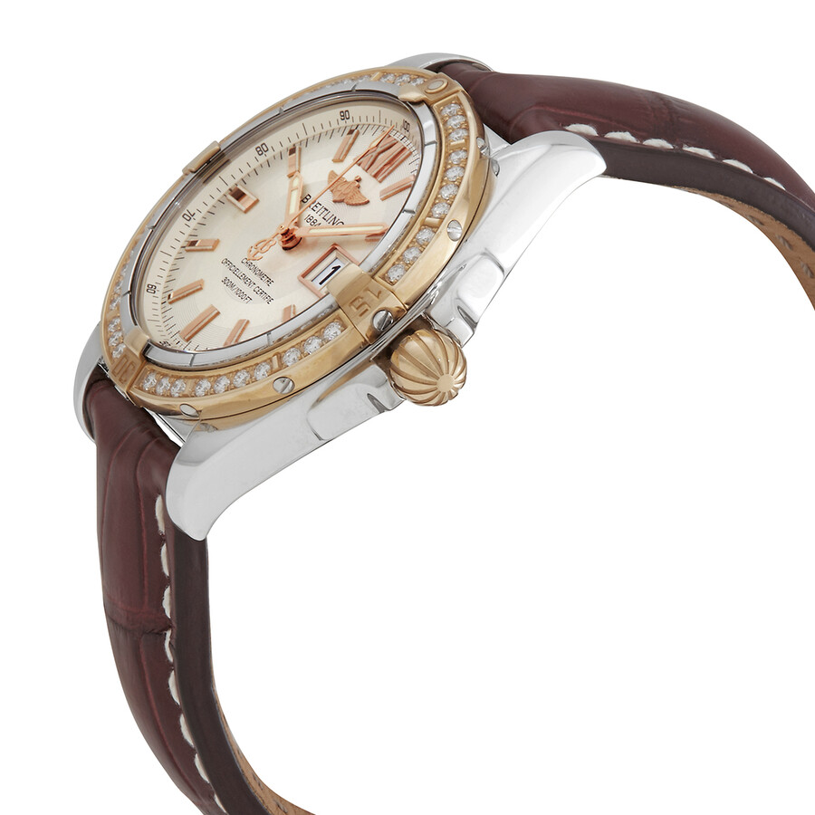 Breitling Windrider Cockpit Automatic Chronometer Diamond Men's Watch ...