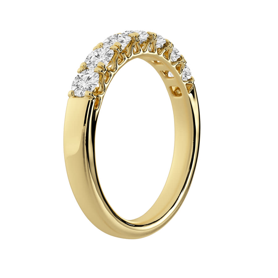 Brilliant Diamond 14K Yellow Gold 3/4 CTTW Round-Cut LAB GROWN Diamond ...