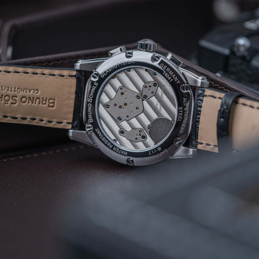 Bruno Sohnle Grandioso Chronograph Quartz Black Dial Men's Watch 17 ...