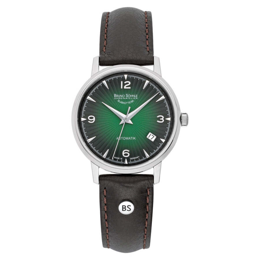 Bruno Sohnle Stuttgart Automatic Green Dial Men's Watch 17-12174-661 ...