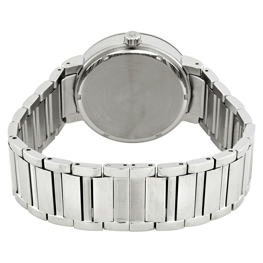 Bulova Bracelet Quartz Black Enamel Dial Men's Watch 96C105 ...