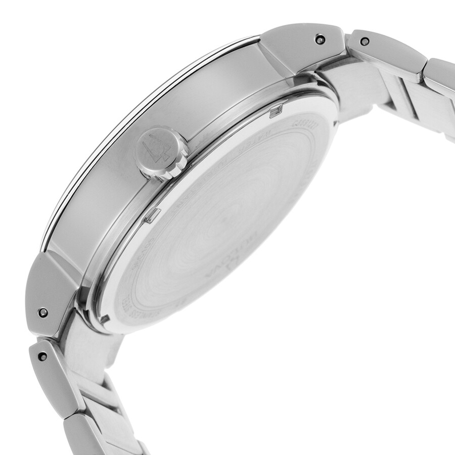 Bulova Bracelet Quartz Black Enamel Dial Men's Watch 96C105 ...