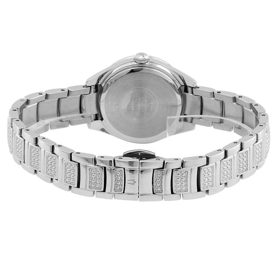 Bulova Crystal Quartz Ladies Watch 96L311 042429592780 - Watches ...