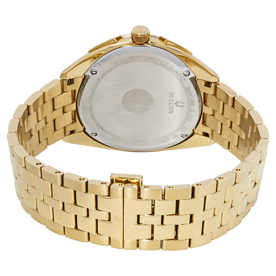 Bulova Curv Chronograph Champagne Dial Men's Watch 97A125 042429541276 ...