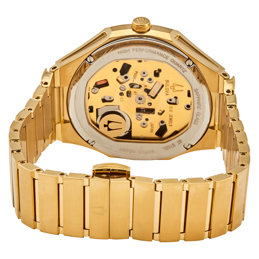 Bulova Curv Quartz Diamond Silver Dial Ladies Watch 97P136 042429559806 ...