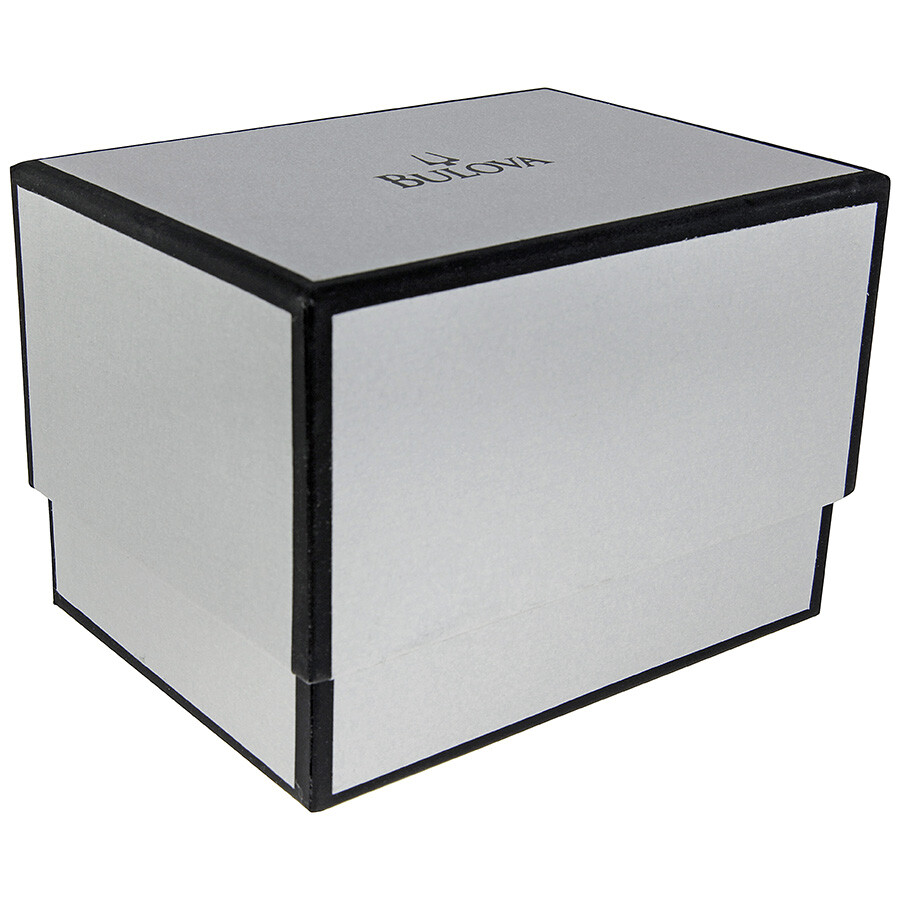 Bulova Dress Series White Dial Brown Leather Men's Watch 98H51 ...