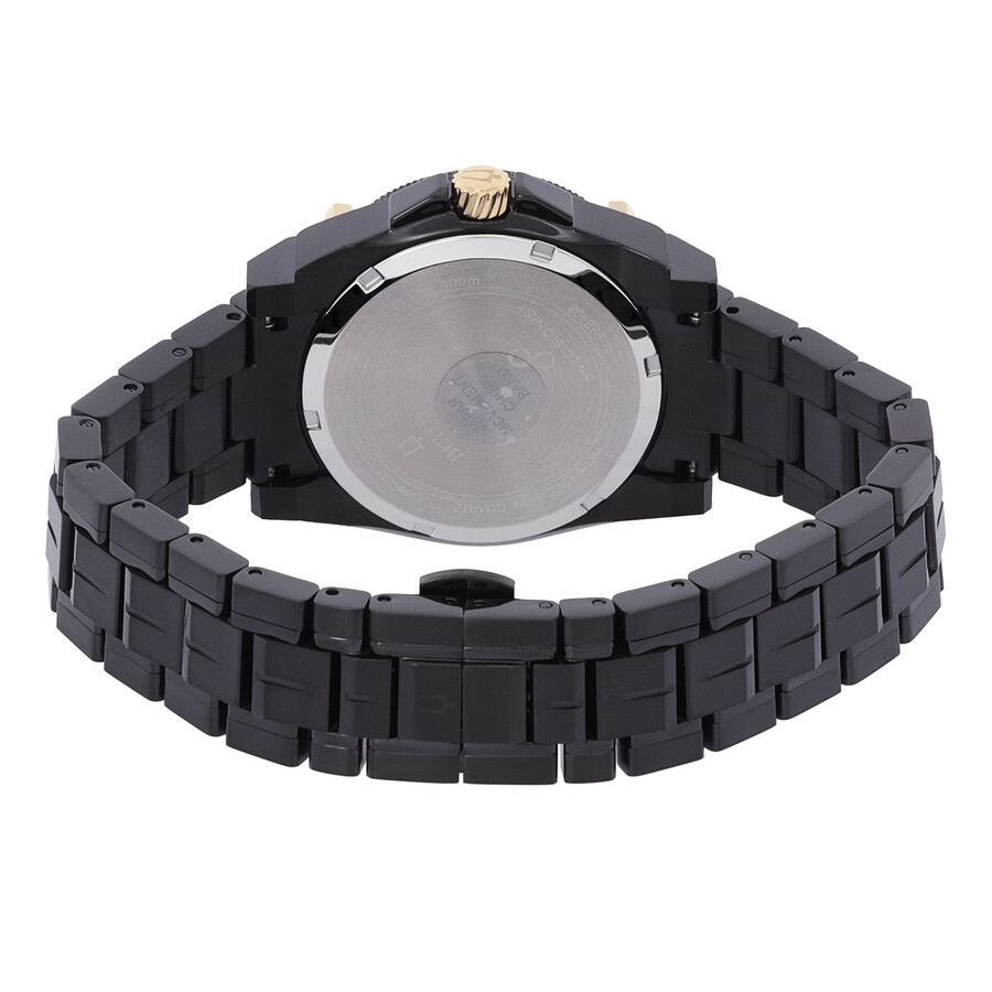 Bulova Icon Quartz Black Dial Men's Watch 98B408 042429594098 - Watches ...