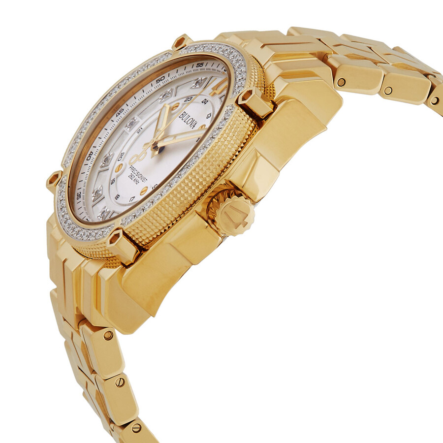 Bulova Icon Quartz Diamond Silver Dial Men's Watch 98J120 042429590625 ...