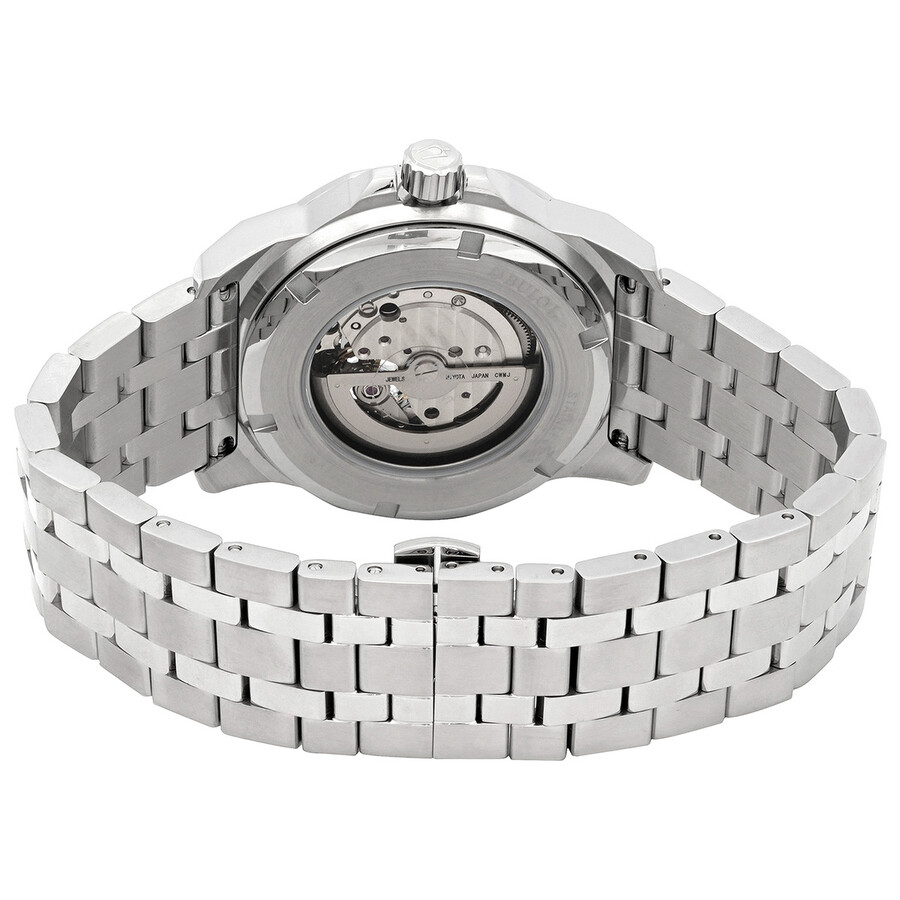 Bulova Marine Star Automatic Blue Dial Men's Watch 98A302 042429592667 ...