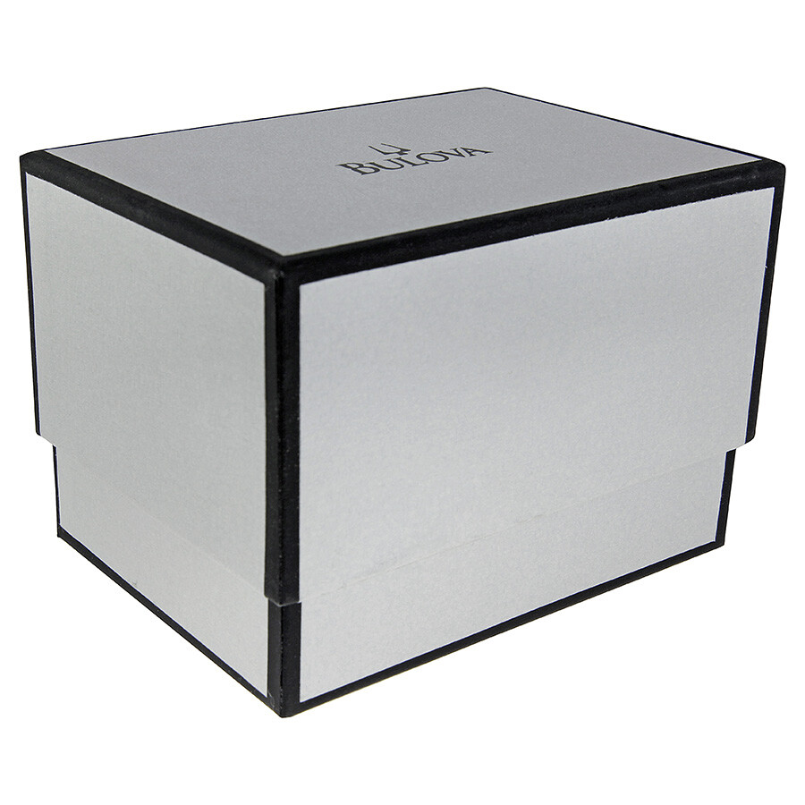 Bulova Marine Star Black Dial Black Rubber Men's Watch 98B164 ...