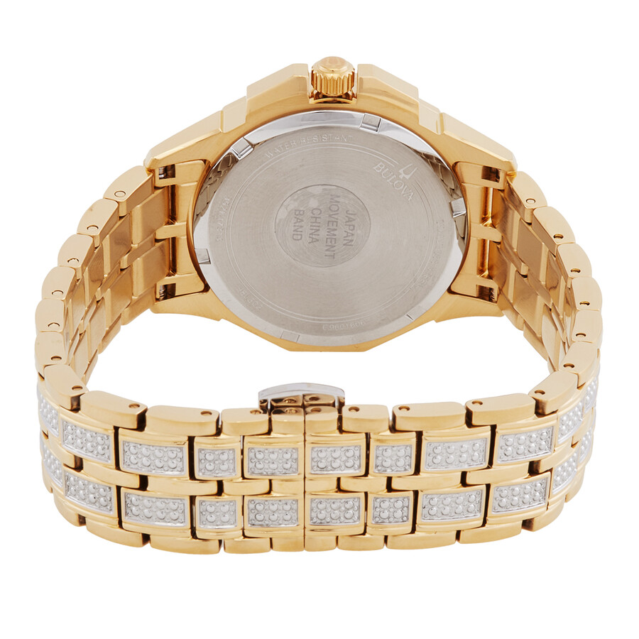 Bulova Octava Quartz Crystal Silver Dial Ladies Watch 98L302 - Watches ...