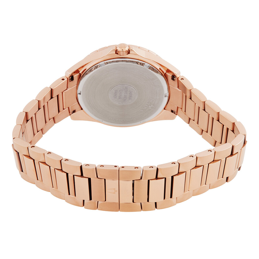 Bulova Phantom Quartz Crystal Black Dial Unisex Watch 97A180 ...