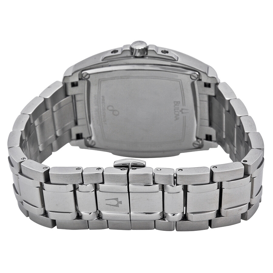 Bulova Precisionist Black Multi-Level Dial Stainless Steel Men's 96B144 ...