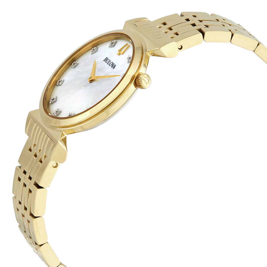 Bulova Regatta Quartz Diamond Ladies Watch 97P149 042429581036 ...