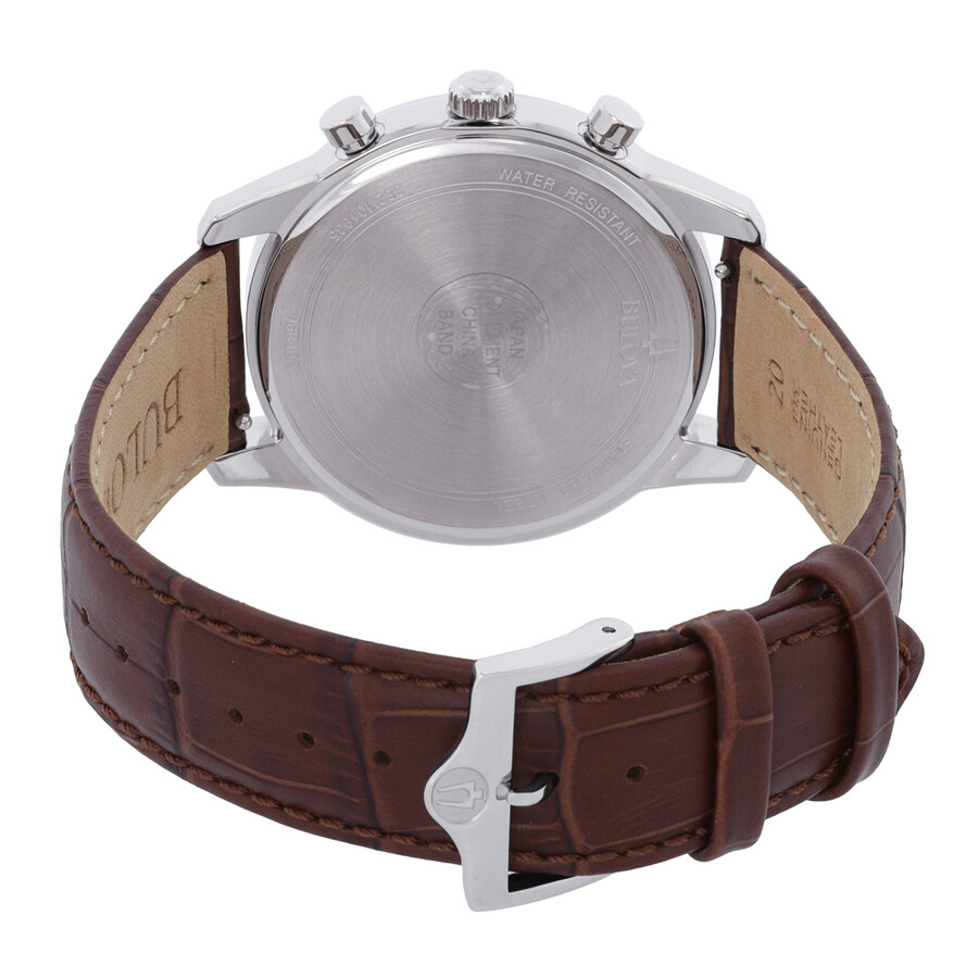 Bulova Sutton Chronograph Quartz Blue Dial Men's Watch 96B402 ...