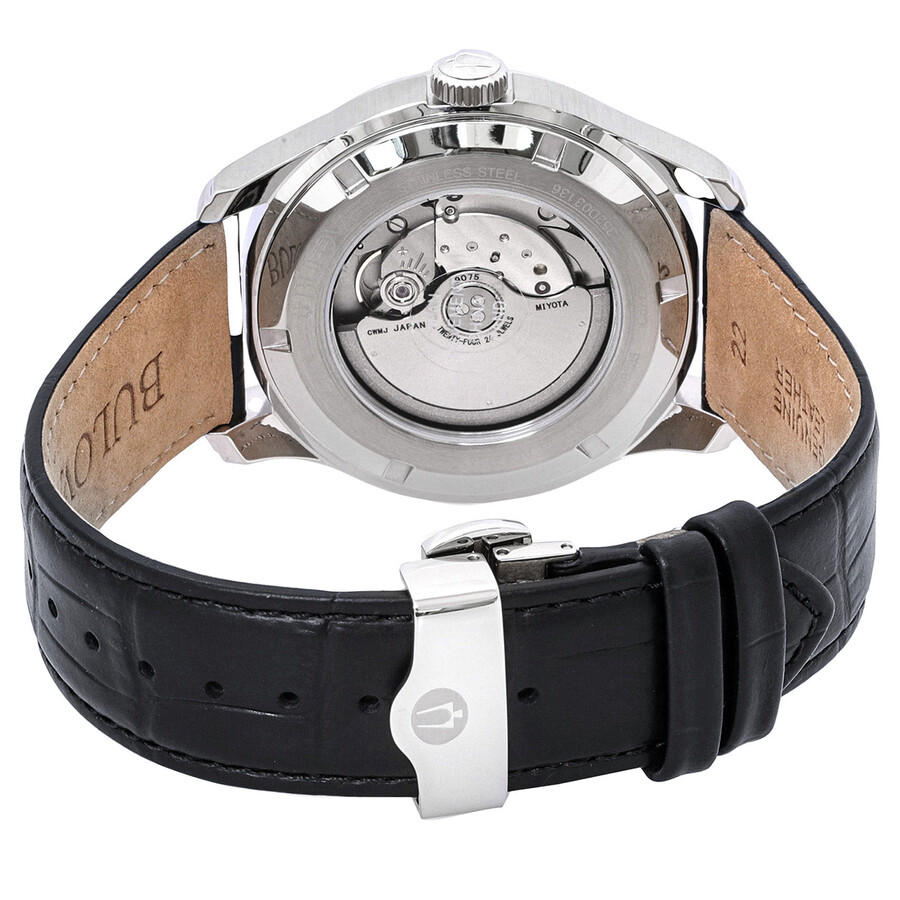 Bulova Wilton GMT Automatic Blue Dial Men's Watch 96B385 042429590601 ...