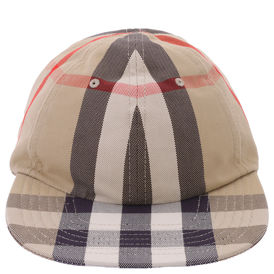 Burberry Archive Beige Check Reversible Baseball Cap, Size Medium ...
