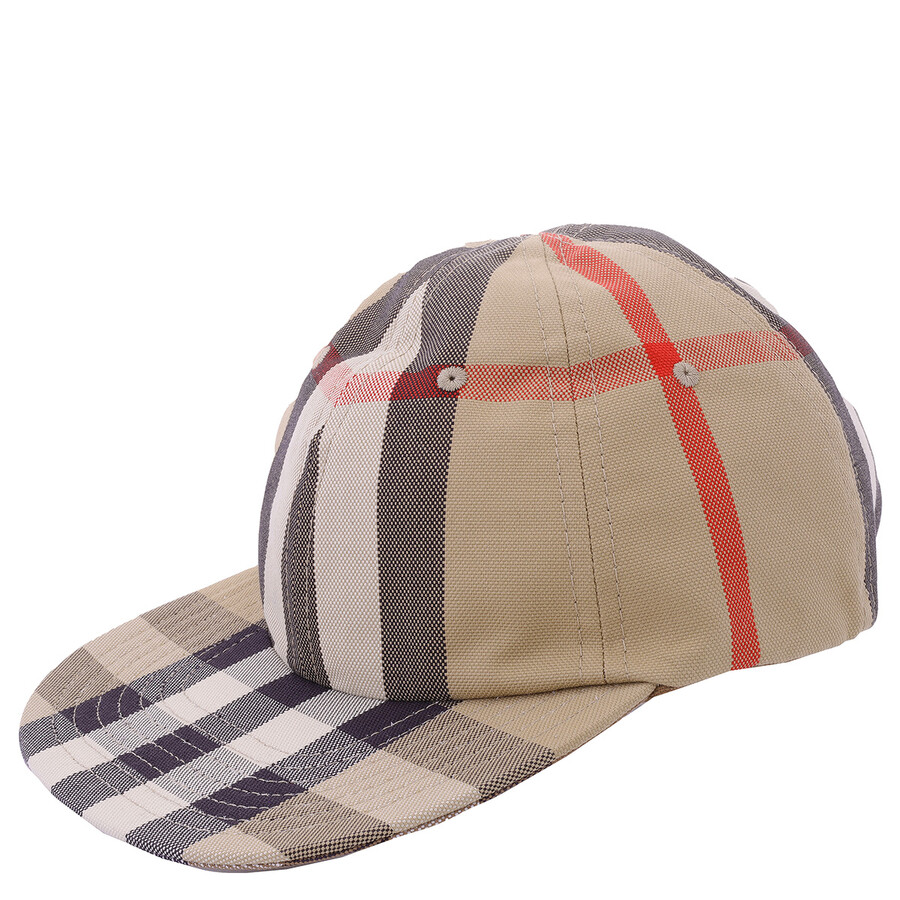 Burberry Archive Beige Check Reversible Baseball Cap, Size Medium ...