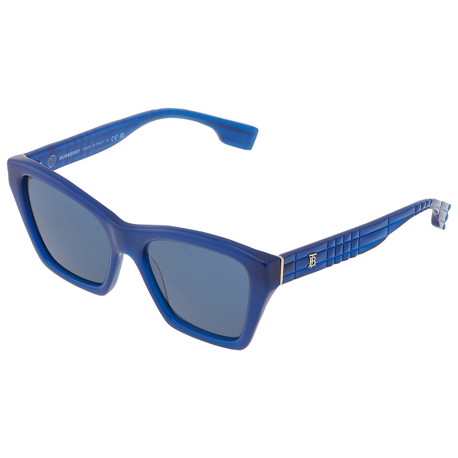 Burberry Arden Dark Blue Cat Eye Ladies Sunglasses BE4391 406480 54 ...