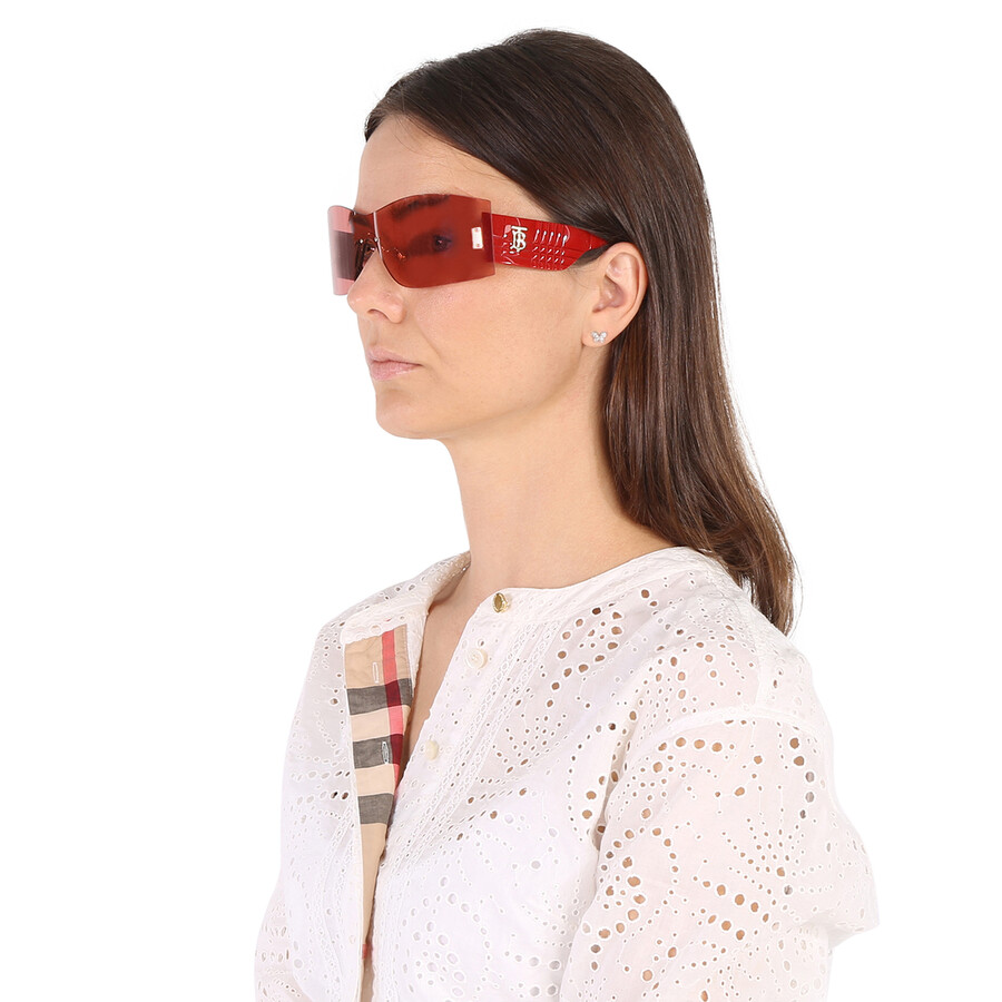 Burberry Bella Pink Shield Ladies Sunglasses BE3137 110984 45 ...