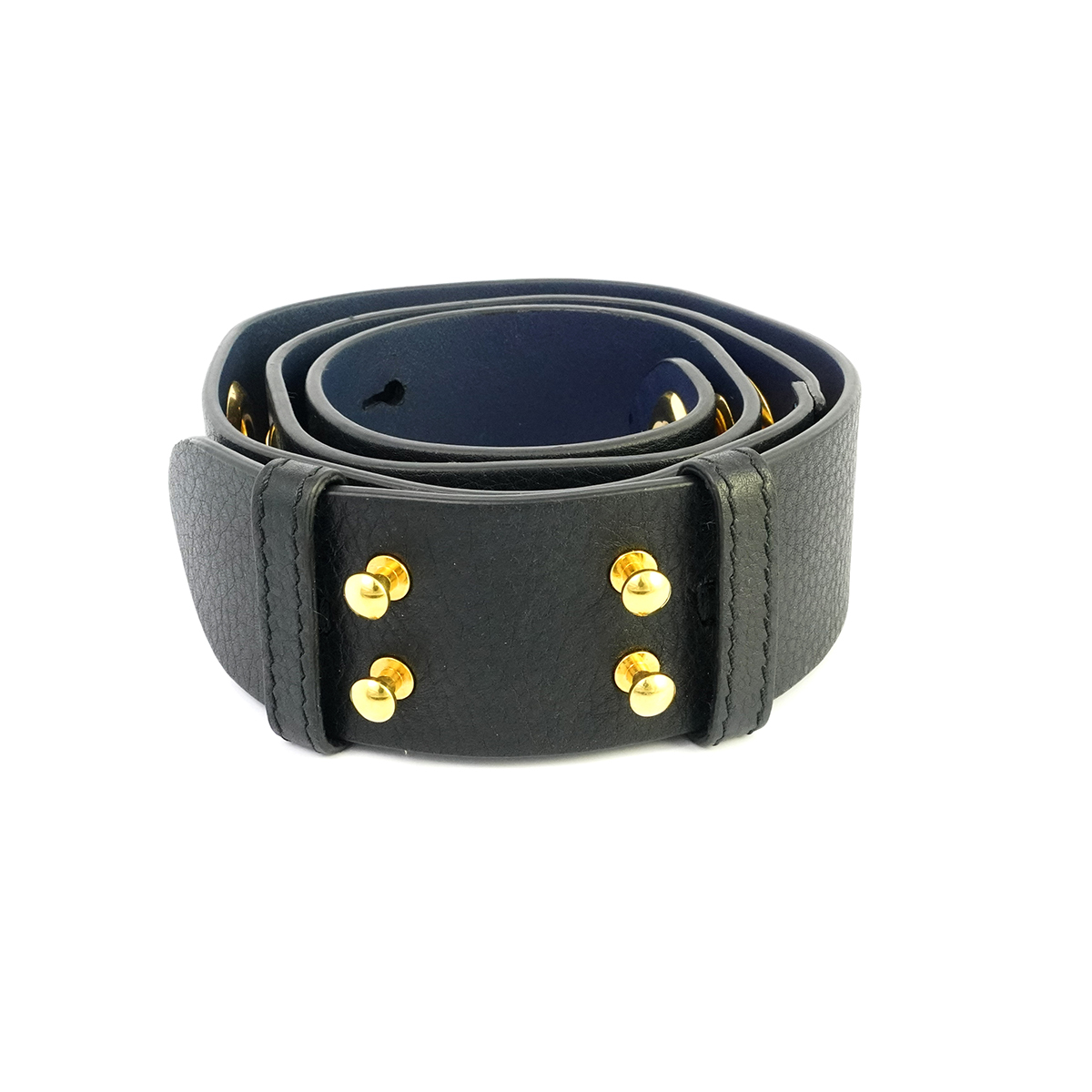 Burberry Black Ladies Leather Handbag Belt Strap 4080156 5045555949287 ...