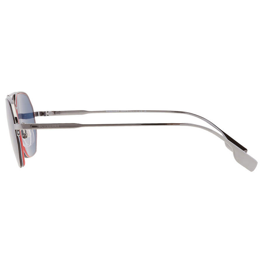 Burberry Blue Navigator Men's Sunglasses BE3140 100380 57 8056597734578 ...