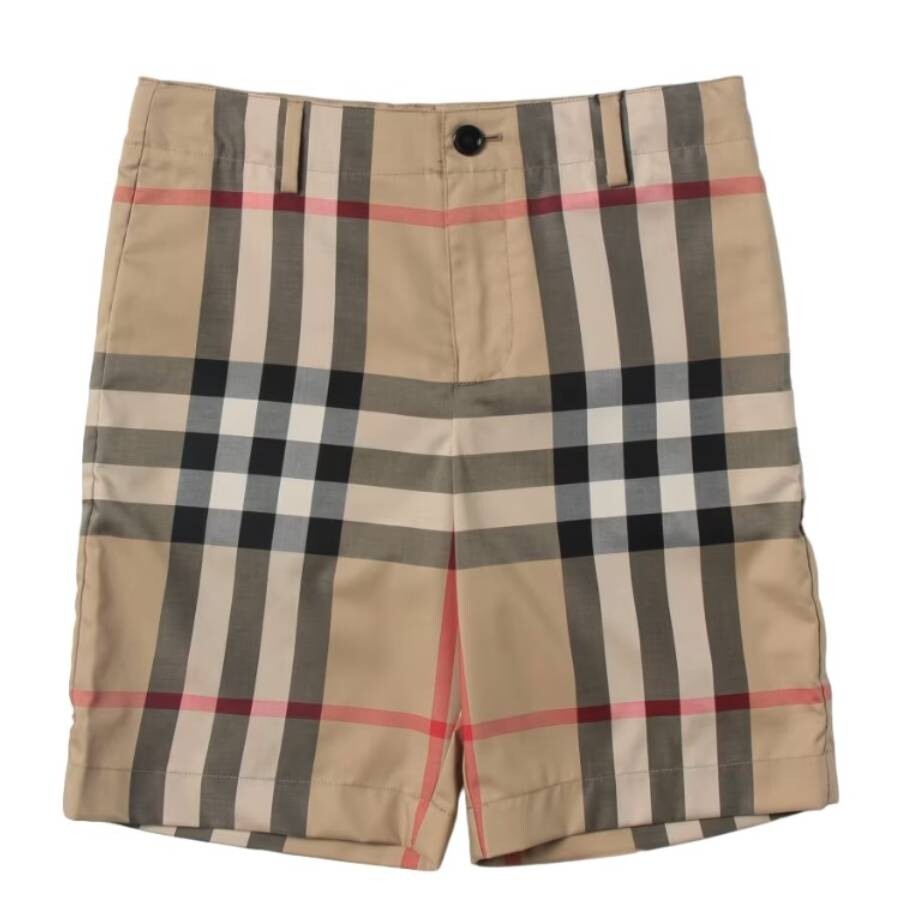 Burberry Boys Archive Beige Check Cotton Shorts, Size 3Y 8040998 - Apparel - Jomashop