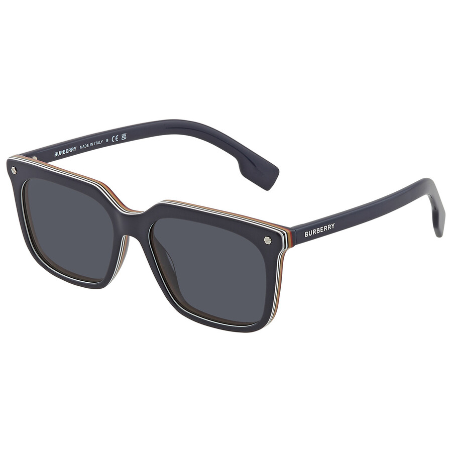 Burberry Carnaby Dark Gray Square Men's Sunglasses BE4337 379987 56 8056597419178 - Burberry ...