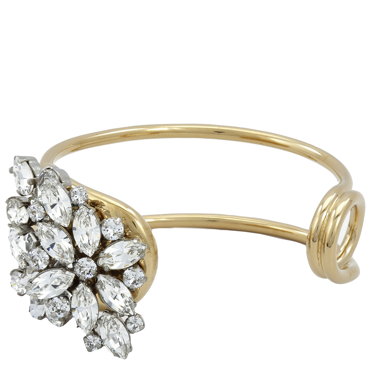 Burberry Crystal Daisy Pin Cuff, Brand Size Small 4073748 - Jewelry ...