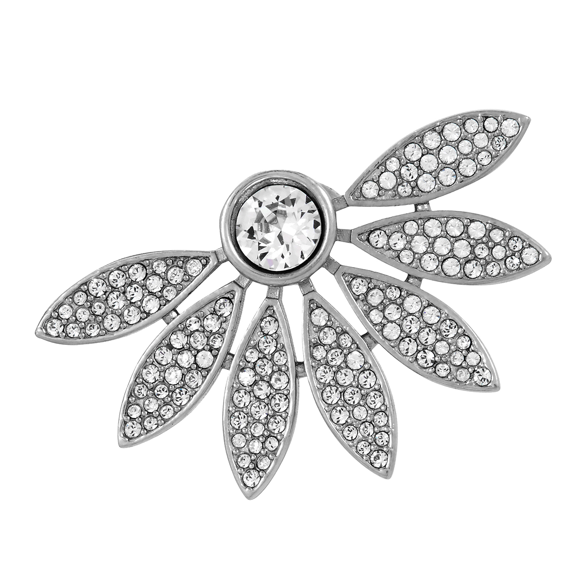 Burberry Crystal Half-daisy Drop Earring And Stud Set In Crystal ...