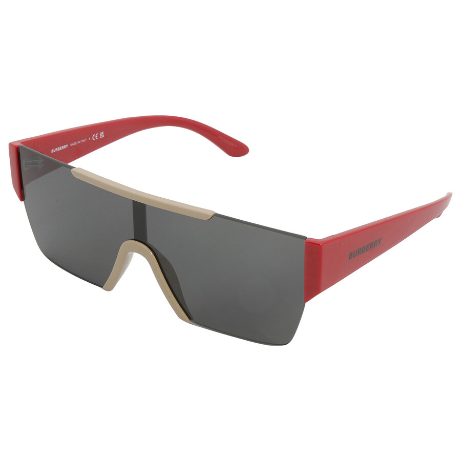 Burberry Dark Grey Browline Men's Sunglasses BE4291 404787 38 8056597887786 - Sunglasses ...