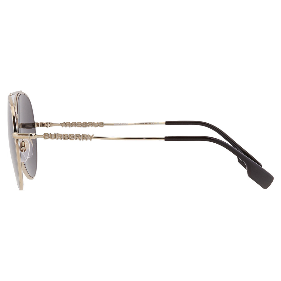 Burberry Dark Grey Pilot Ladies Sunglasses BE3147 110987 58 ...